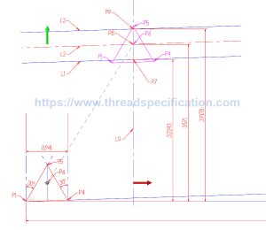 How to create a taper thread profile with CAD software - Thread ...