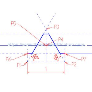 How to create a parallel thread profile with CAD software - Thread ...